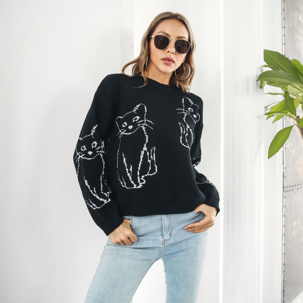 Girls Night Meow! Purrfect Sweater! - GirlsNight.com